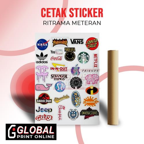 Jual Global Print Shop Online - Sticker Ritrama Meteran - Jakarta ...