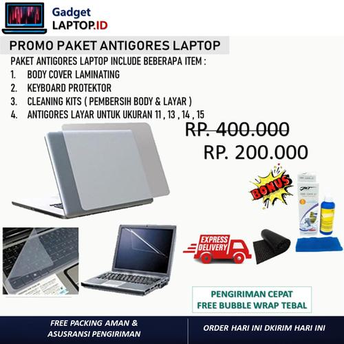 Jual PAKET LAMINATING BODY ANTIGORES LAYAR LAPTOP - Jakarta Pusat ...