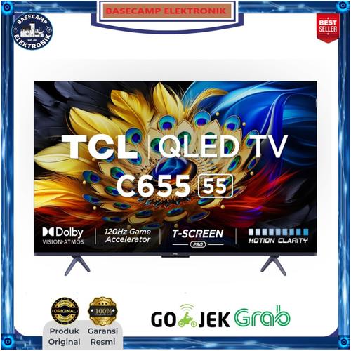 Jual TCL 55C655 C655 Smart Andriod Google QLED PRO 4K UHD TV 55" Inch ...