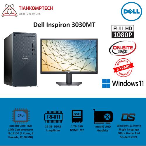 Jual PC Dell Inspiron 3030 Tower Core i5-14400 16GB 1 TB SSD Win 11 ...