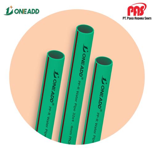 Jual Pipa PPR One Add PN 20 List Merah Pipa Air Panas Bertekanan - 1/2 ...