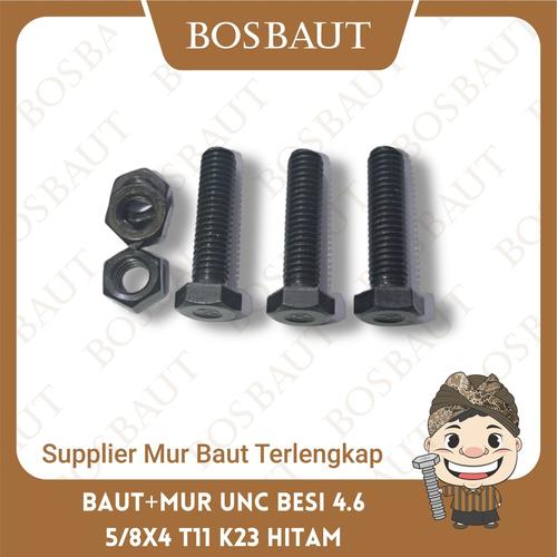 Jual BAUT MUR BESI HITAM UNC - 5/8X4 T11 K23 - Kota Surabaya - Bos Baut ...