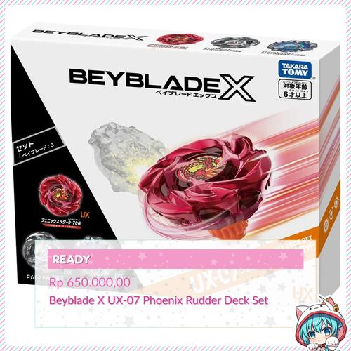Jual Beyblade X UX-07 Phoenix Rudder Deck Set - Jakarta Barat ...