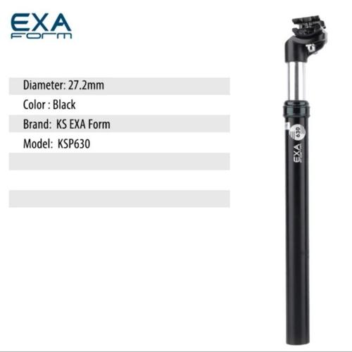 Jual Ks Exa Form Seatpost 27.2 Mm Suspension Shock Absorber Seatpost ...