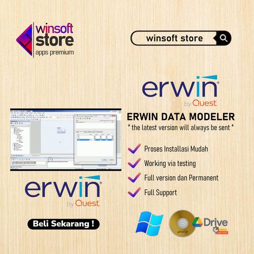 Jual work test - CA ERwin Data Modeler 12.5 Full Key - Kota Tangerang ...