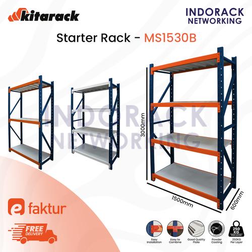 Promo KITARACK Light Duty Starter Rack 3M Rak Gudang P 1.5M 250KG ...