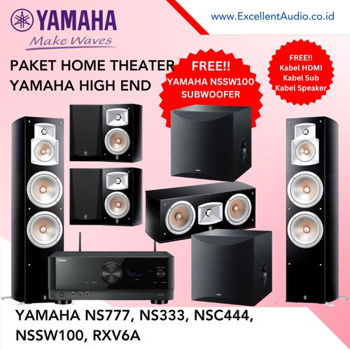 Promo Paket Home Theater Yamaha High End Yamaha NS777 NS-777 NS 777 Floorstand Speaker, NS333 NS ...