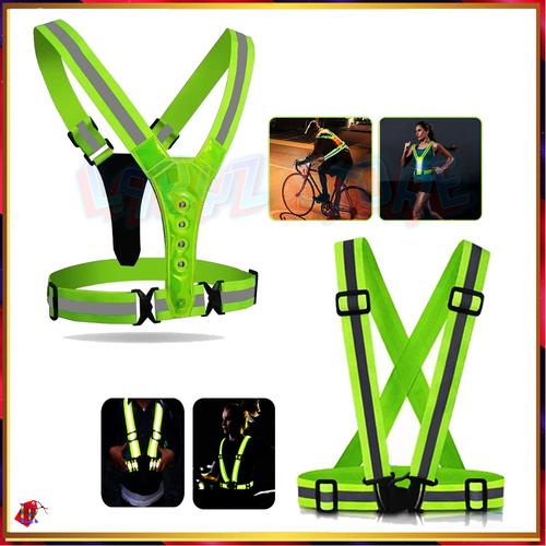 Jual Rompi V Safety Tali Sabuk Keselamatan LED Reflective Vest ...