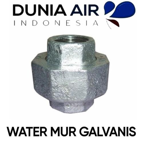 Jual Watermur 2 1/2" Union Socket Water Mur Moor Besi Galvanis Drat ...