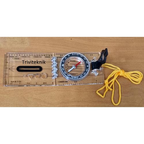 Jual kompas lipat outdoor bidik acure model mistar penggaris compas ...