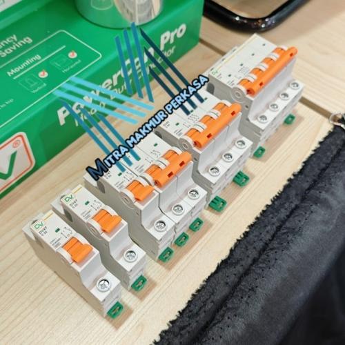 Jual mcb 20/40/50A 2phase 6ka SNI DV original mcb rumah mcb panel SNI ...