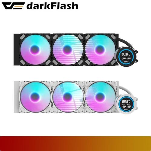 Promo DARKFLASH NEBULA DN360D LCD Digital Display Liquid CPU Cooler ...