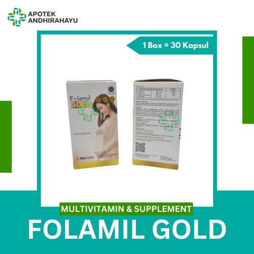 Jual FOLAMIL GOLD ISI 30 KAPSUL / SUPLEMEN MULTIVITAMIN IBU HAMIL - Kab ...