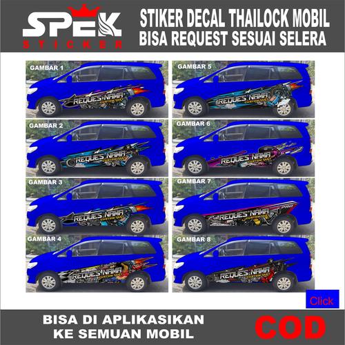 Jual STICKER MOBIL INNOVA BISA REQUEST SESUAI SELERA 4 - VINYL, KANAN ...