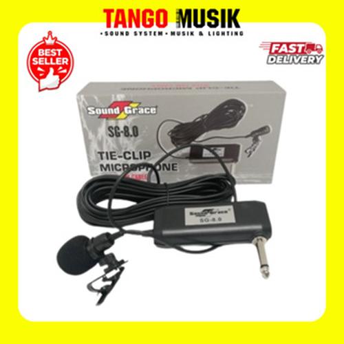 Jual MIC CLIP ON SOUNDGRACE SG 8.0 ORIGINAL / MIC LAVALIER / MIC PIDATO ...