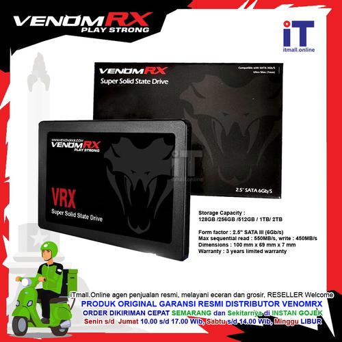 Jual SSD VenomRX VRX 128GB / 256GB / 512GB / 1TB / 2TB Venom RX SATA ...
