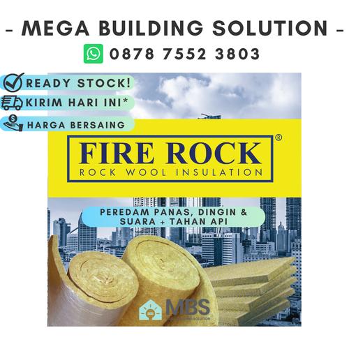 Jual Firerock Rockwool Density 80kg Tebal 50mm - Insulasi Peredam Tahan Api - TOKO - Jakarta ...