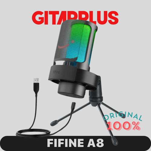 Jual FIFINE AMPLIGAME A8 CONDENSER USB MIC RGB LIGHT FOR GAMING LIVE ...