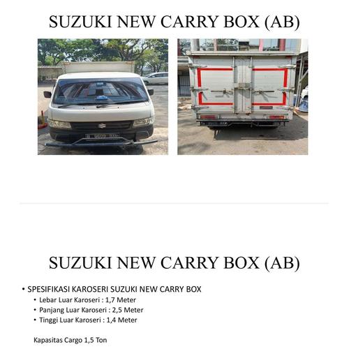 Jual Jasa Pengiriman Barang Mobil Pick up box 1,5 ton dalam / luar kota ...