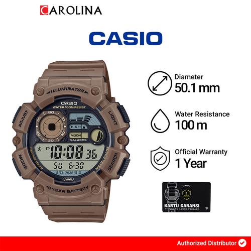 Promo Jam Tangan Pria Casio General WS-1500H-5A Illuminator Digital ...
