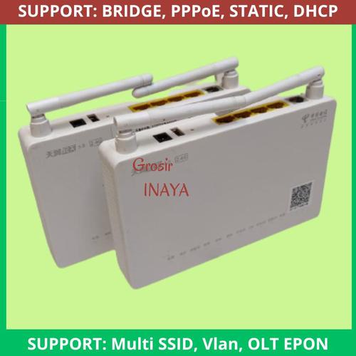 Jual PpT MODEM ZTE F450 EPON ONU + WIFI UNTUK FTTH PLUS ADAPTOR - Unit ...