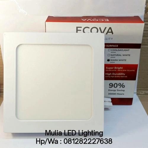 Jual Ecova Downlight/DL Panel light Outbow Kotak 12 Watt - 6500K ...