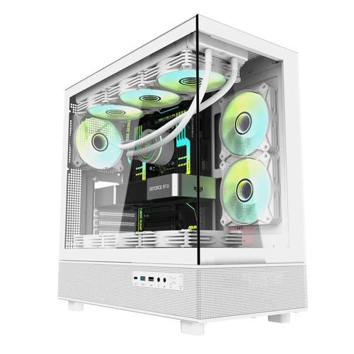 Promo DARKFLASH DPX90 ATX PC Case | 270 Panoramic Pillarless Design ...