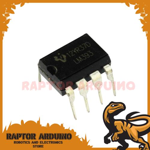Jual LM393P DIP8 LM393 LM393N LM 393 DIP-8 DIP 2 Dual comparator IC ...