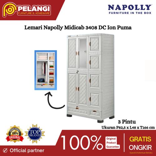 Jual Lemari Napolly Midicab DC Ion Puma | Lemari Napolly 3 Pintu ...
