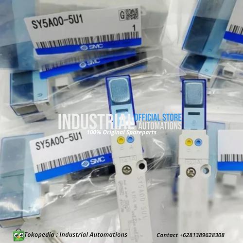 Jual SMC SY5A00-5U1 (24V DC) Solenoid Valve Base Mounted Series SY5000 ...