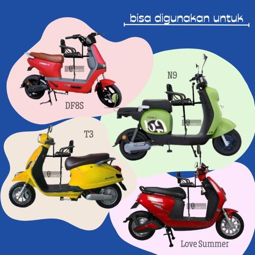 Jual Boncengan Anak Sepeda Listrik Model Jok/Df8 Kursi Boncengan Anak ...