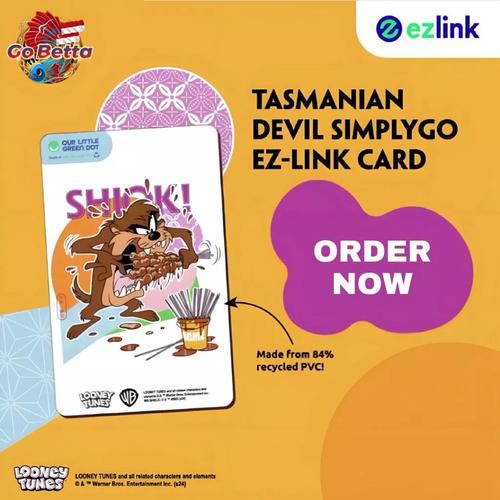 Jual Warner Bros Looney Tunes SimplyGo EZ-Link Card MRT Bus Ez Link ...