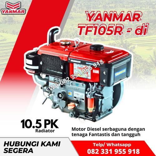 Jual Mesin Diesel Penggerak serbaguna Yanmar Tf105R 10.5 PK Diesel Yanmar 10 HP Tipe Radiator ...
