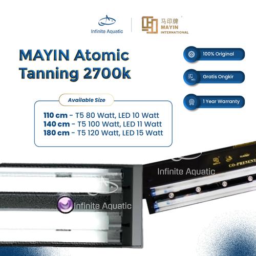 Jual MAYIN Atomic Tanning Lamp 2700K T5 LED Lampu Aquarium Ikan Arwana ...