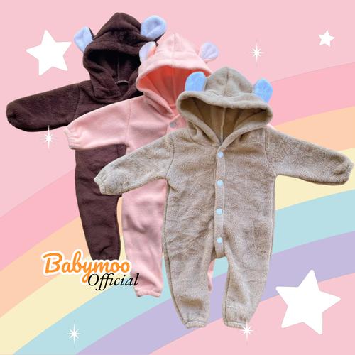 Promo romper bayi bulu lembut BABY SHEEP ONESIE baby costume beruang ...