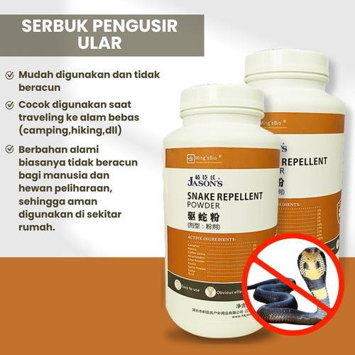 Jual Obat atau Serbuk Pengusir Ular Snake Repellent 1000 gram - Jakarta ...