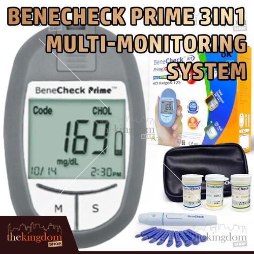 Jual BeneCheck Prime 3in1 Multi-Monitoring System Alat Cek Gula Darah ...