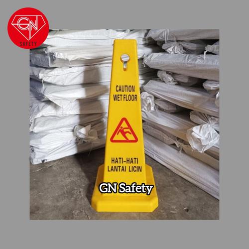 Jual Warning Sign Cone 67cm Caution Wet Floor / No Parking - No Parking ...