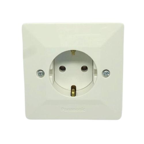 Promo Stop Kontak Colokan Listrik Panasonic Tanam Dinding Tempel Warna ...