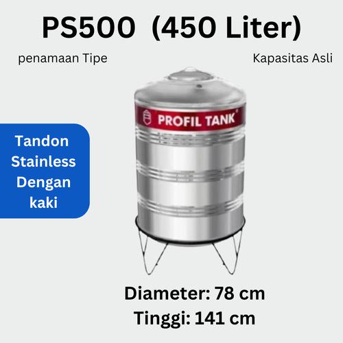 Jual Tandon Tangki Toren Air Stainless Profil Tank Stainless 500 Liter ...