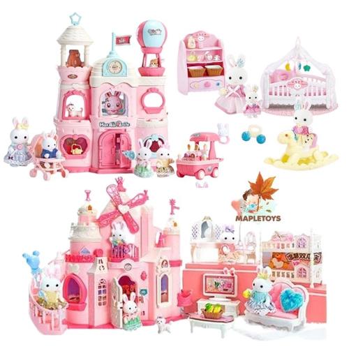 Jual Rabbit doll house mainan rumah rumahan boneka kelinci sylvanian ...