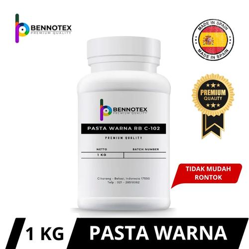Jual PASTA WARNA SABLON RUBBER PREMIUM RB C-102 CAT SABLON 1 KG - Kab. Bekasi - BENNOTEX | Tokopedia