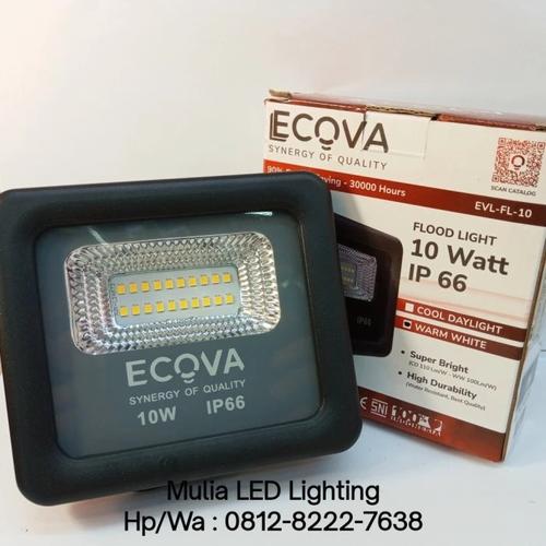 Jual Ecova LED Flood light/ Lampu Sorot 10 Watt - 3000K - Jakarta Pusat ...