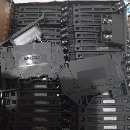 Jual UK5 HESILED 220VAC-Fuse Modular Terminal Block - Black Non Fuse ...