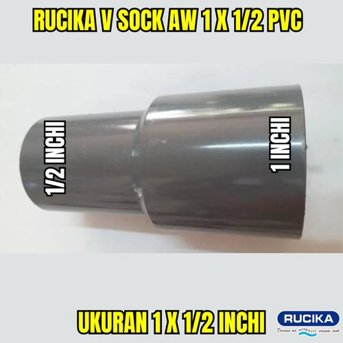 Jual Fitting Pipa Vlok Sok V Sock V Sock AW Ukuran 1/2 Inchi PVC ...