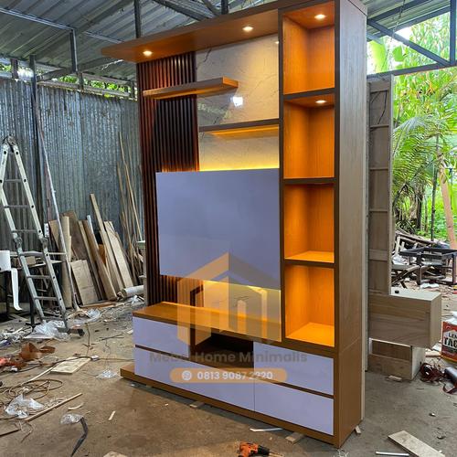 Jual Backdrop tv-meja tv minimalis-backdrop tv hpl-backdrop murah ...