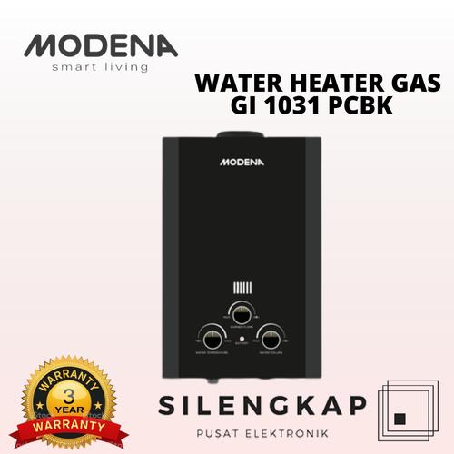 Jual Water Heater MODENA GI1031PCBK Gas Instant 10Liter /menit GI 1031 ...