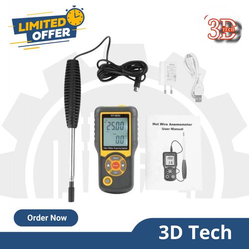 Jual Hot Wire Anemometer HTI HT-9830 Thermal Wind Speed Flow Meter ...
