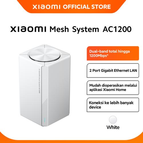 Promo Xiaomi Mesh System AC1200 | Dual-band 2,4 GHz dan 5 GHz 1200 Mbps ...