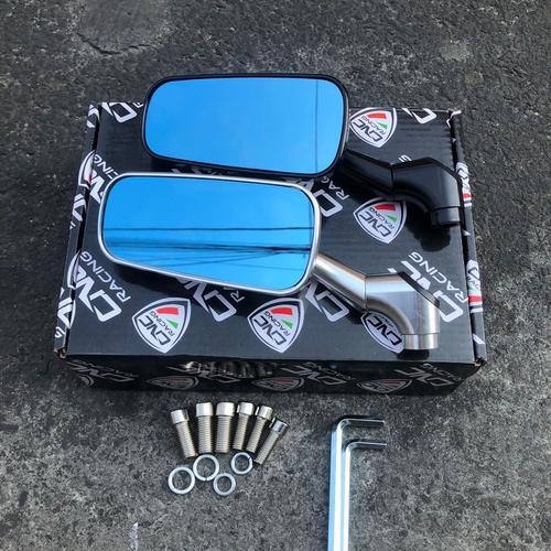 Jual Spion H2C CNC Racing Full Cnc Universal Motor - Black, Kaca Bening ...